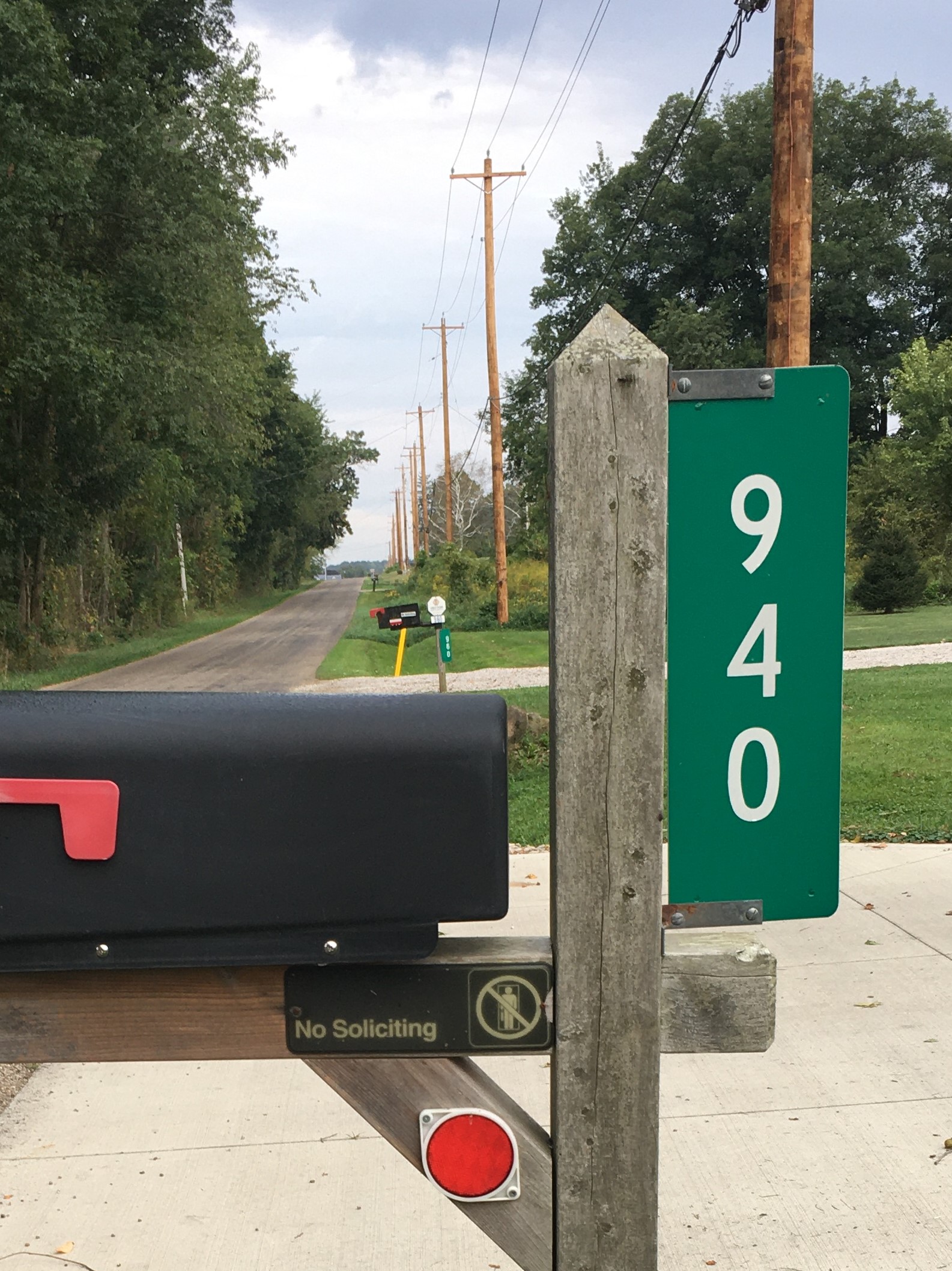 Reflective Address Sign - Franklin Fire Company